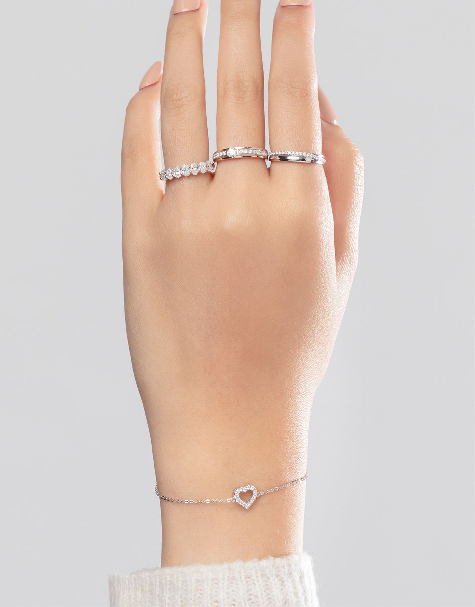 LVC Petit Precieux Eternity Ellipse Diamond Wedding Band – Love & Co.