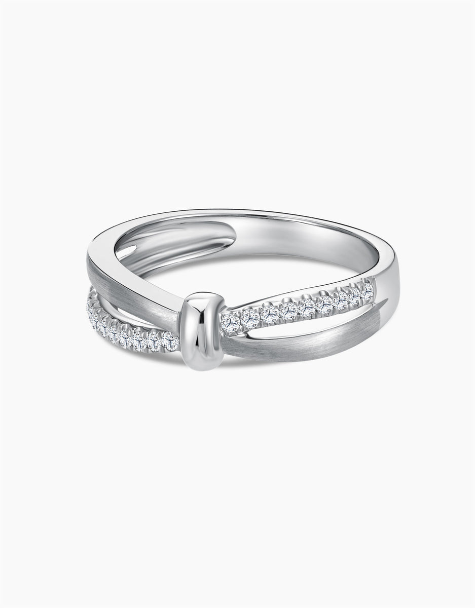 LVC Noeud Serene Love Wedding Band – Love & Co.