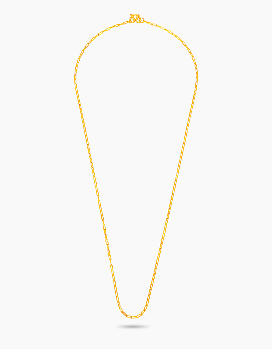 LVC 9IN Link 999 Gold Chain – Love & Co.