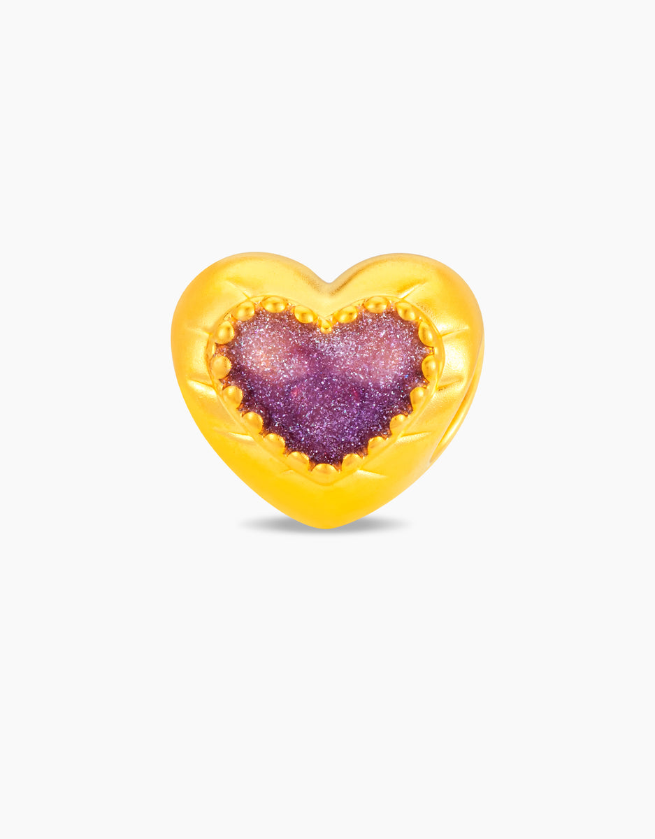 LVC 9IN Cosmo Heart 999 Gold Charm – Love & Co.